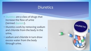 Pharmacology presentation Antihypertensive drugs | PPTX