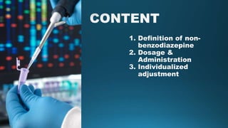 PHARMACOLOGY PRESENTATION. of non benzodiapizines drugsptx | PPT