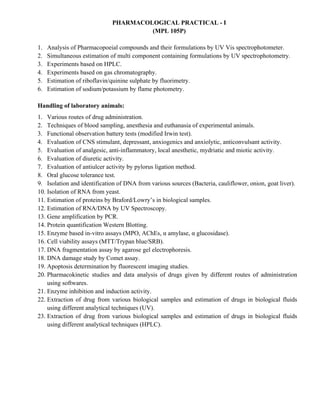 Pharmacology (Proposed) Syllabus- Effective from the Session 2017-18 (2 ...