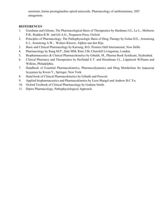 Pharmacology (Proposed) Syllabus- Effective from the Session 2017-18 (2 ...