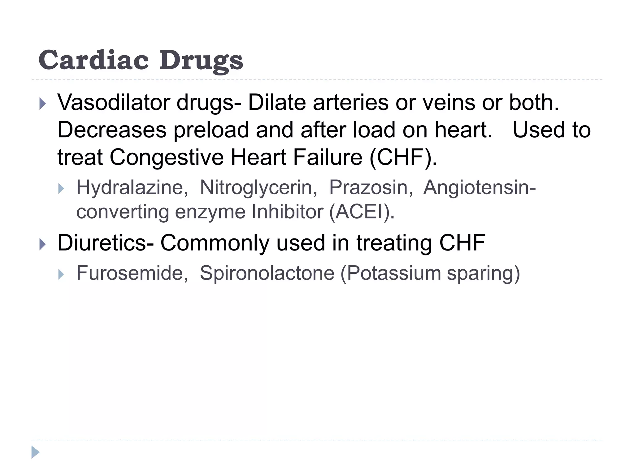 Pharmacology review commonly used drugs | PPTX