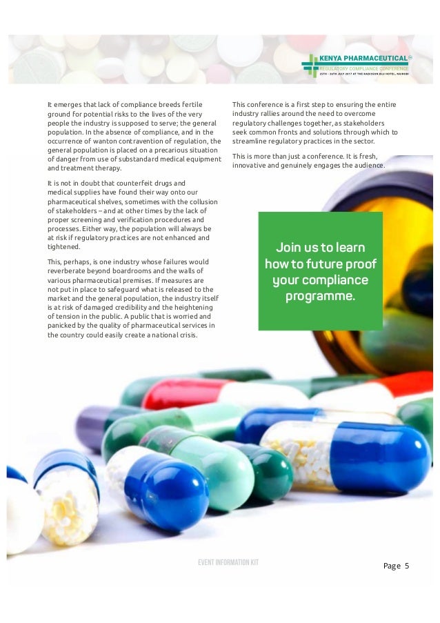 Pharma compliance infokit