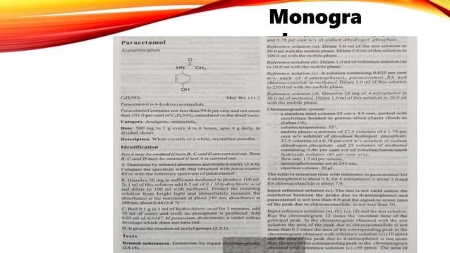 Indian Pharmacopoeia, BP, USP and Extra Pharmacopoeias | PPTX ...