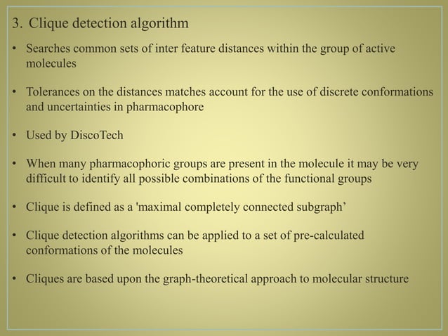 conformational search used in Pharmacophore mapping | PPTX