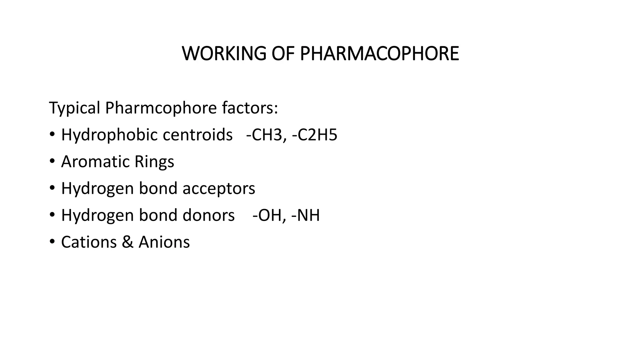 Pharmacophore | PPTX
