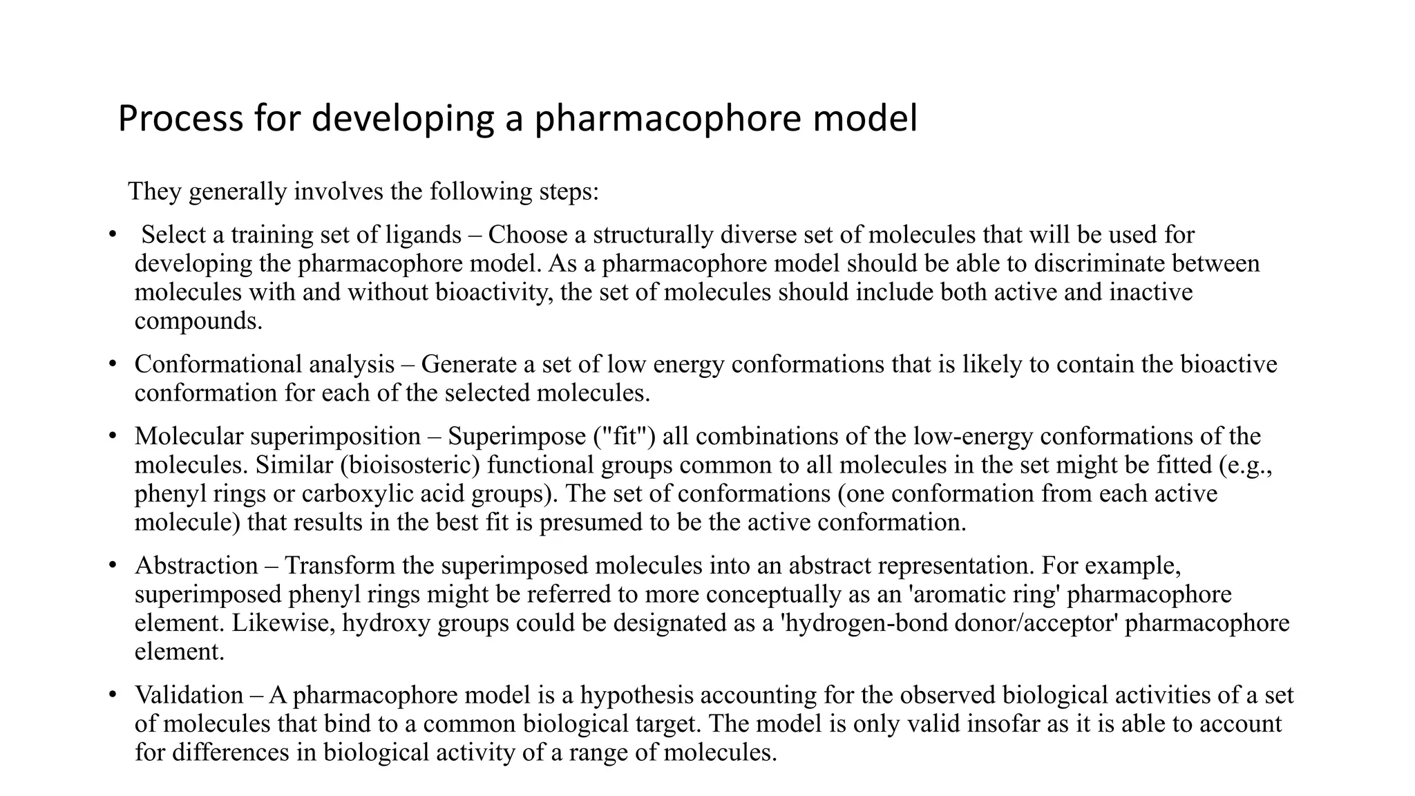Pharmacophore identification and novel drug design | PPTX | Pharmaceutical Drugs | Medical Health