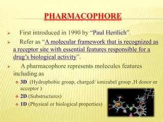 Pharmacophore mapping | PPTX