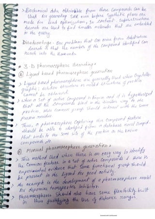 Pharmacophore mapping and screening | PDF