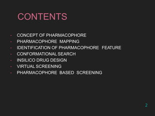 Pharmacophore mapping and virtual screening | PPTX