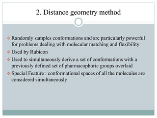 Pharmacophore mapping joon | PPTX