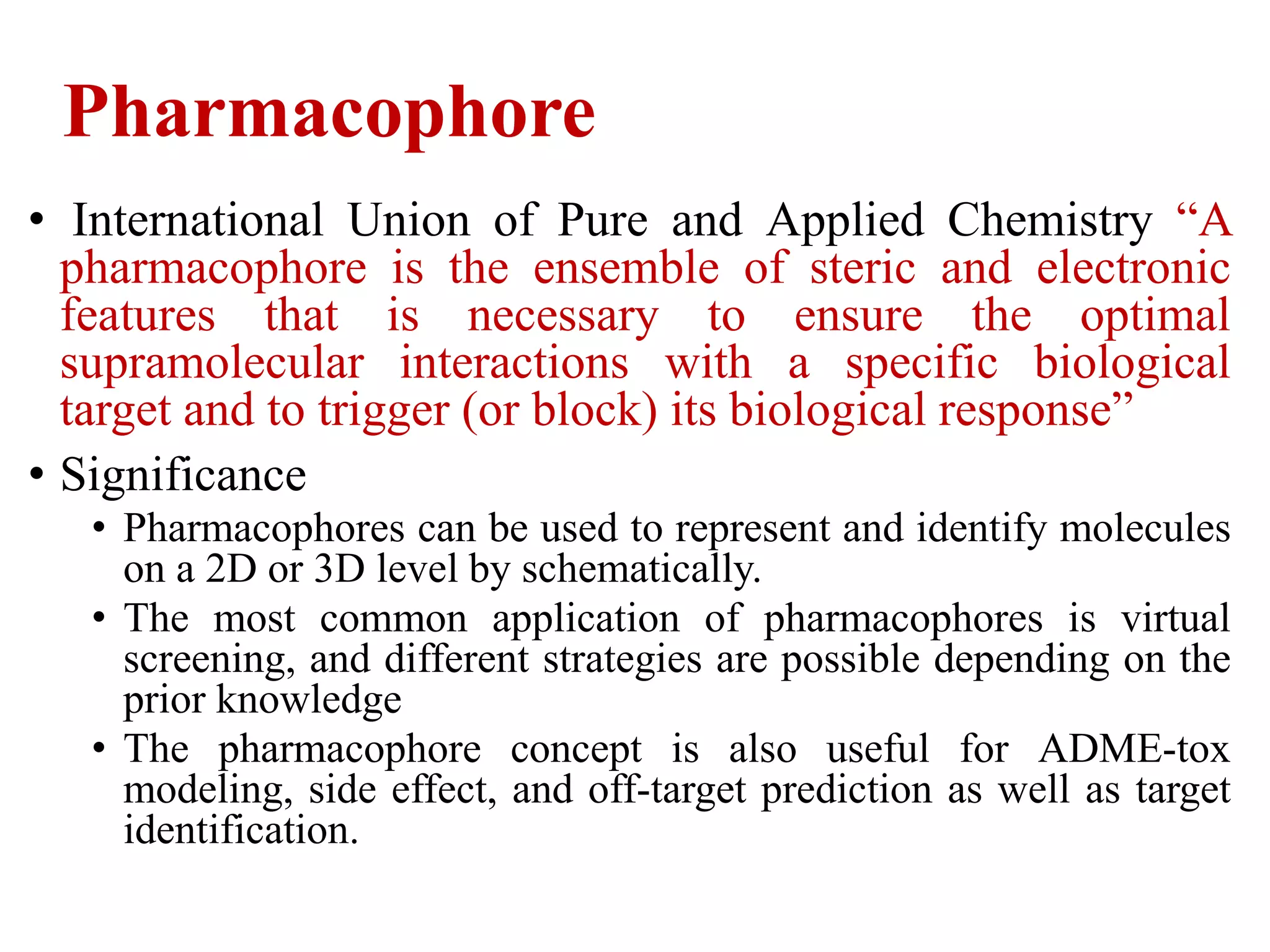 Pharmacophore modeling | PDF