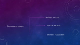 Pharmacophore modeling and docking techniques | PPTX