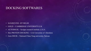 Pharmacophore modeling and docking techniques | PPTX