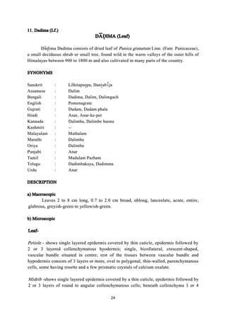 Pharmacopoea of india prpayurveda | PDF