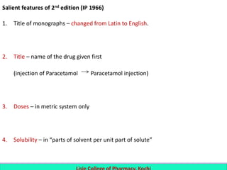 Pharmacopoeias | PPSX