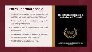 PHARMACOPOEIA : the book of formulation . | PPTX