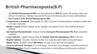 Pharmacopoeia revised edition for b pharmrmacy .pptx