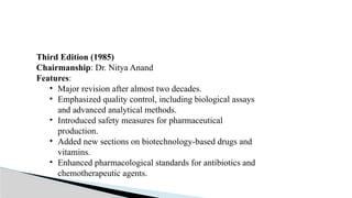 Pharmacopoeia revised edition for b pharmrmacy .pptx