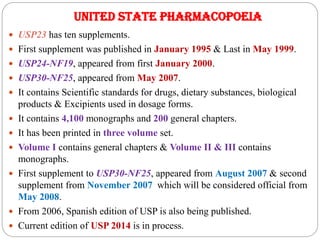 Pharmacopoeias | PPTX