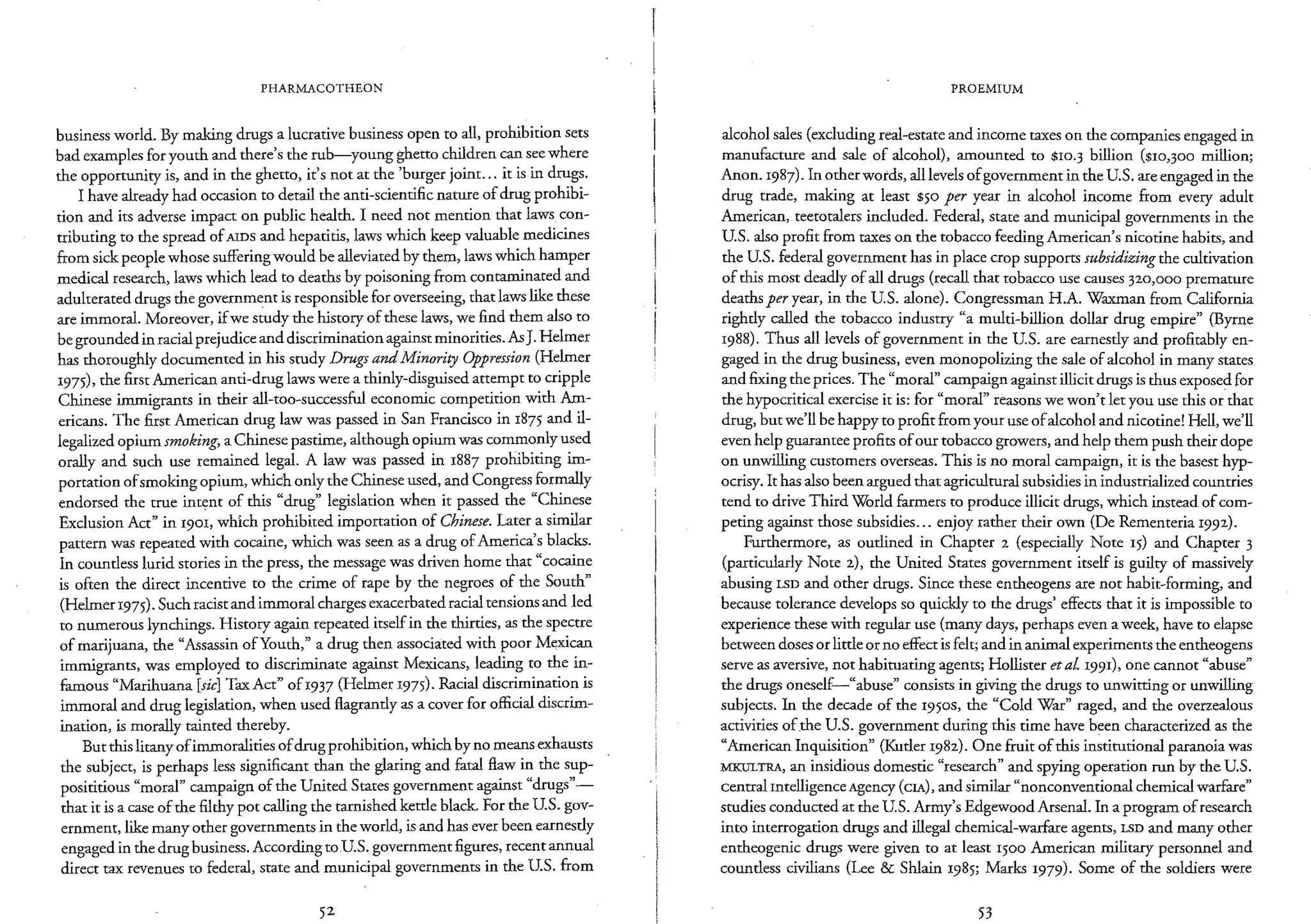 Pharmacotheon entheogenic drugs, their plant sources and history ...