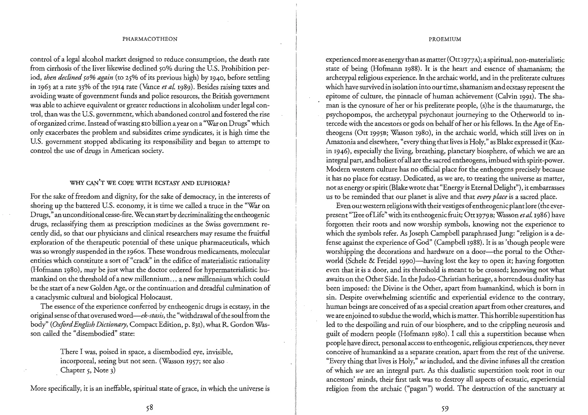 Pharmacotheon entheogenic drugs, their plant sources and history ...