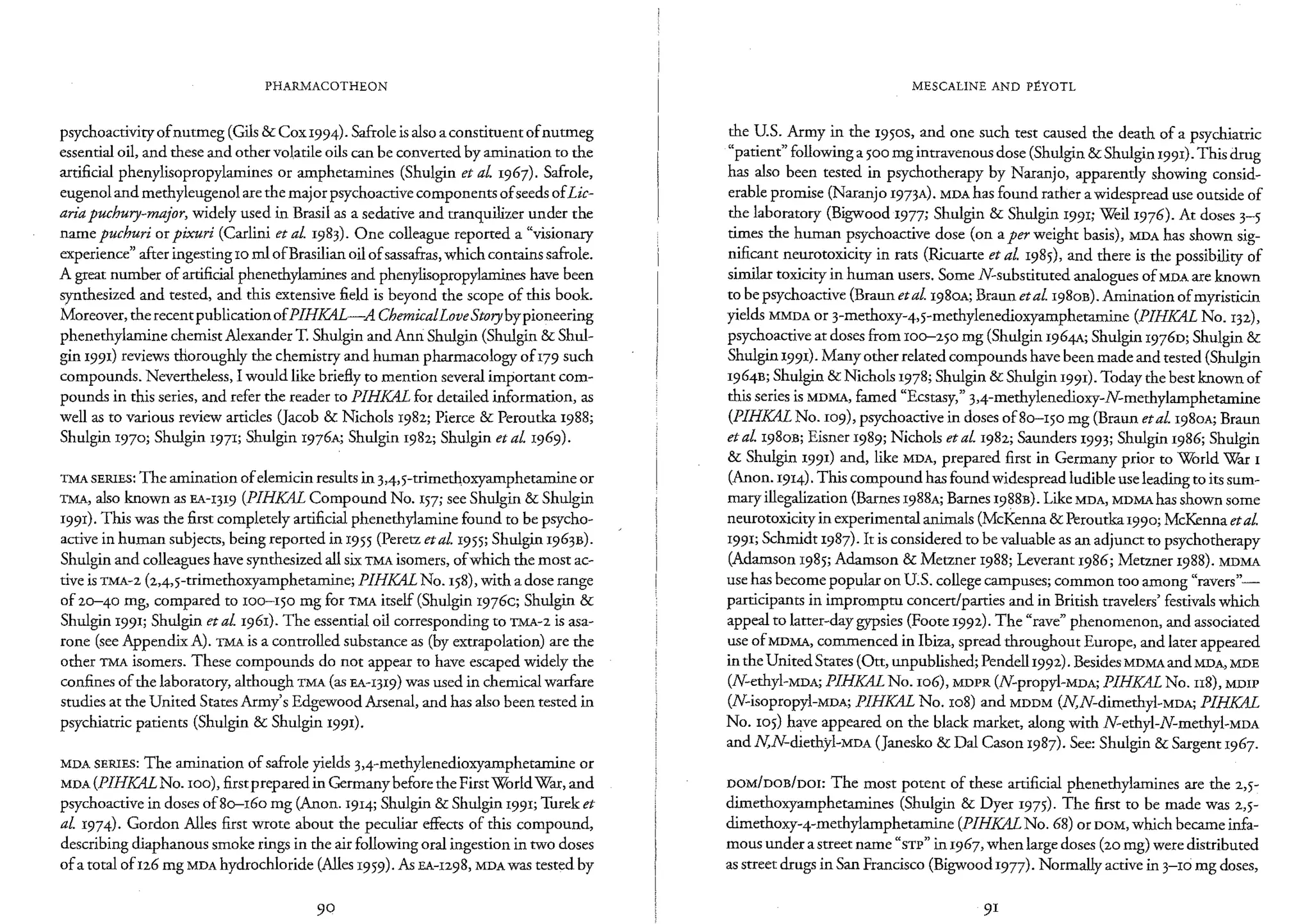 Pharmacotheon entheogenic drugs, their plant sources and history ...