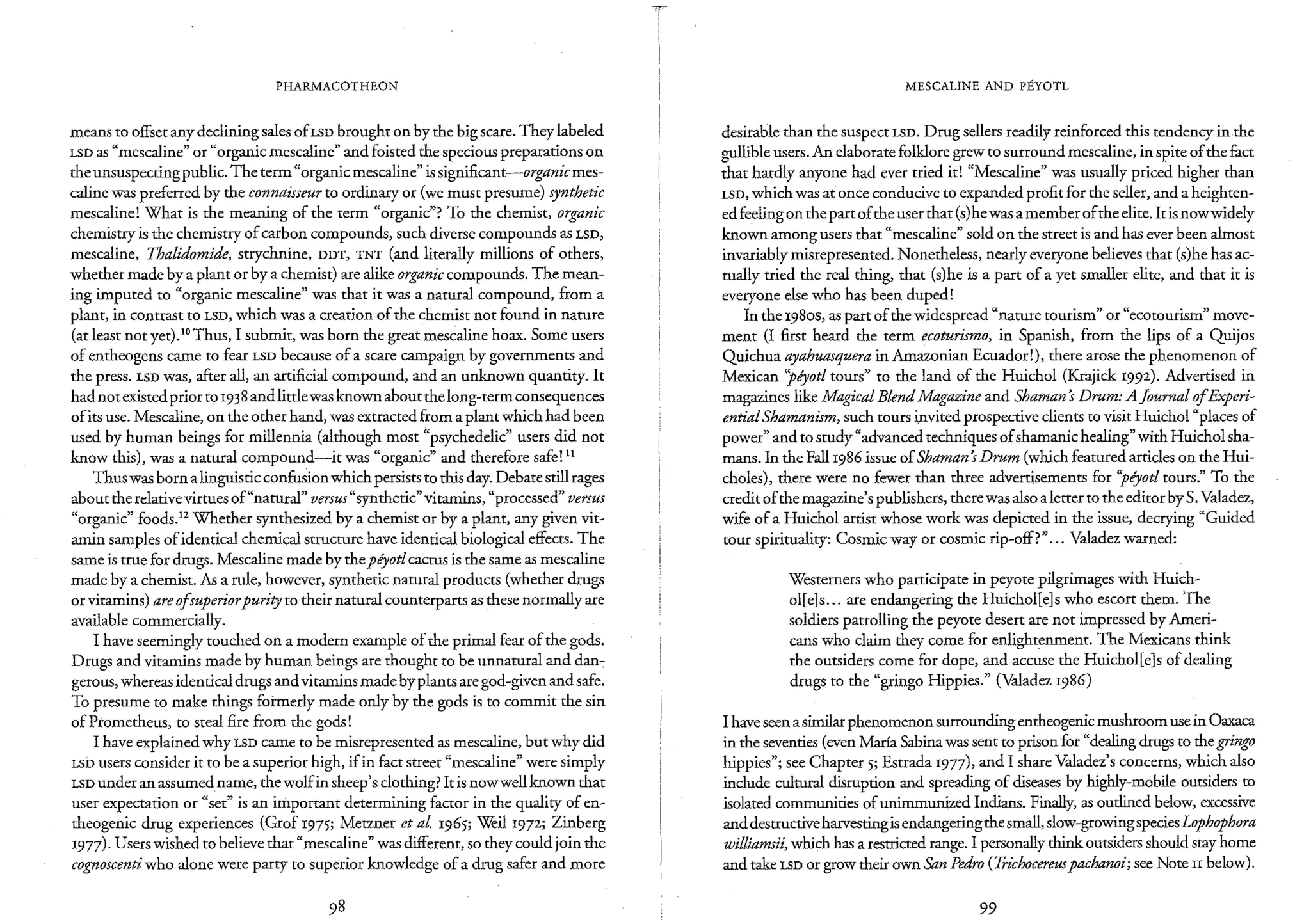 Pharmacotheon entheogenic drugs, their plant sources and history ...