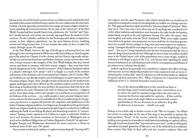 Pharmacotheon entheogenic drugs, their plant sources and history ...