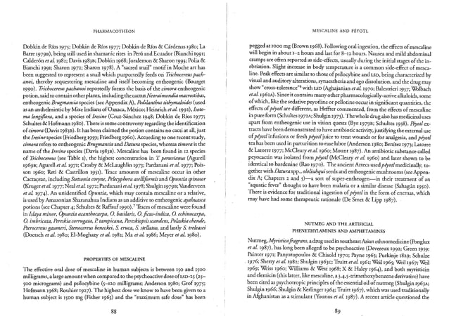 Pharmacotheon entheogenic drugs, their plant sources and history ...