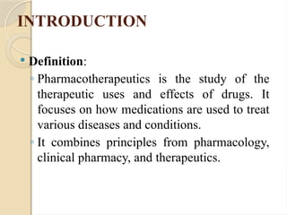 PHARMACOTHERAPEUTICS Diploma of Pharmacy.pptx
