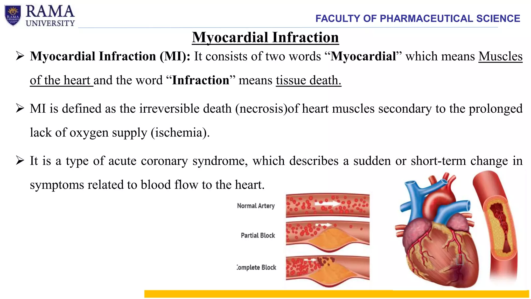 Pharmacotherapeutics chapter 2 (c) Myocardial I nfraction.pptx