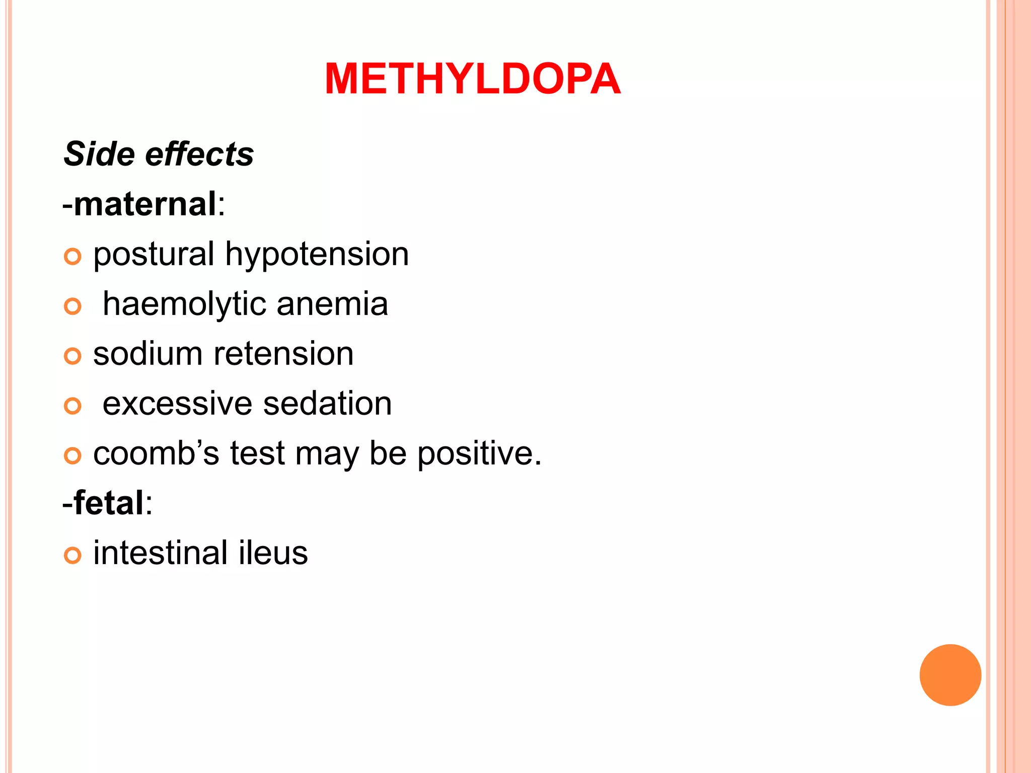 Pharmacotherapeutics in obstetrics | PPTX