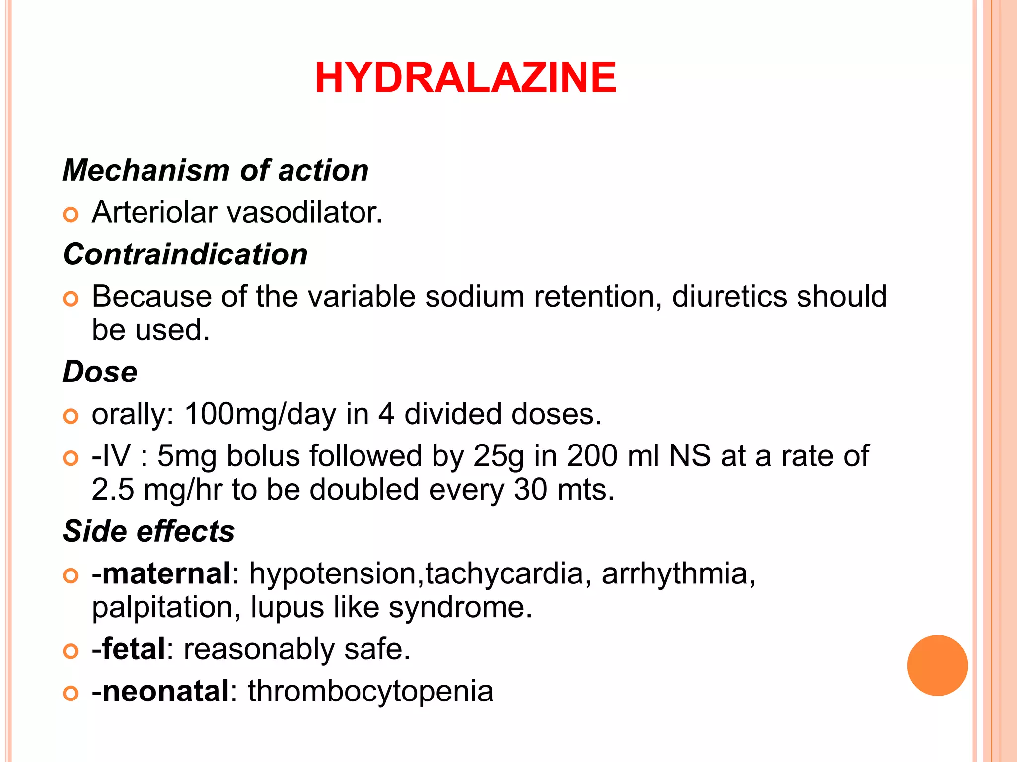 Pharmacotherapeutics in obstetrics | PPTX