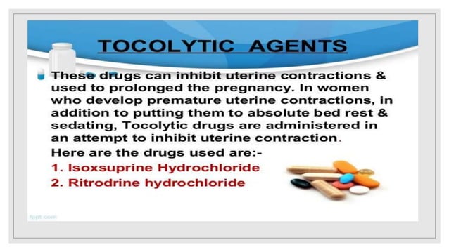 Pharmacotherapeutics in obstetrics | PPTX