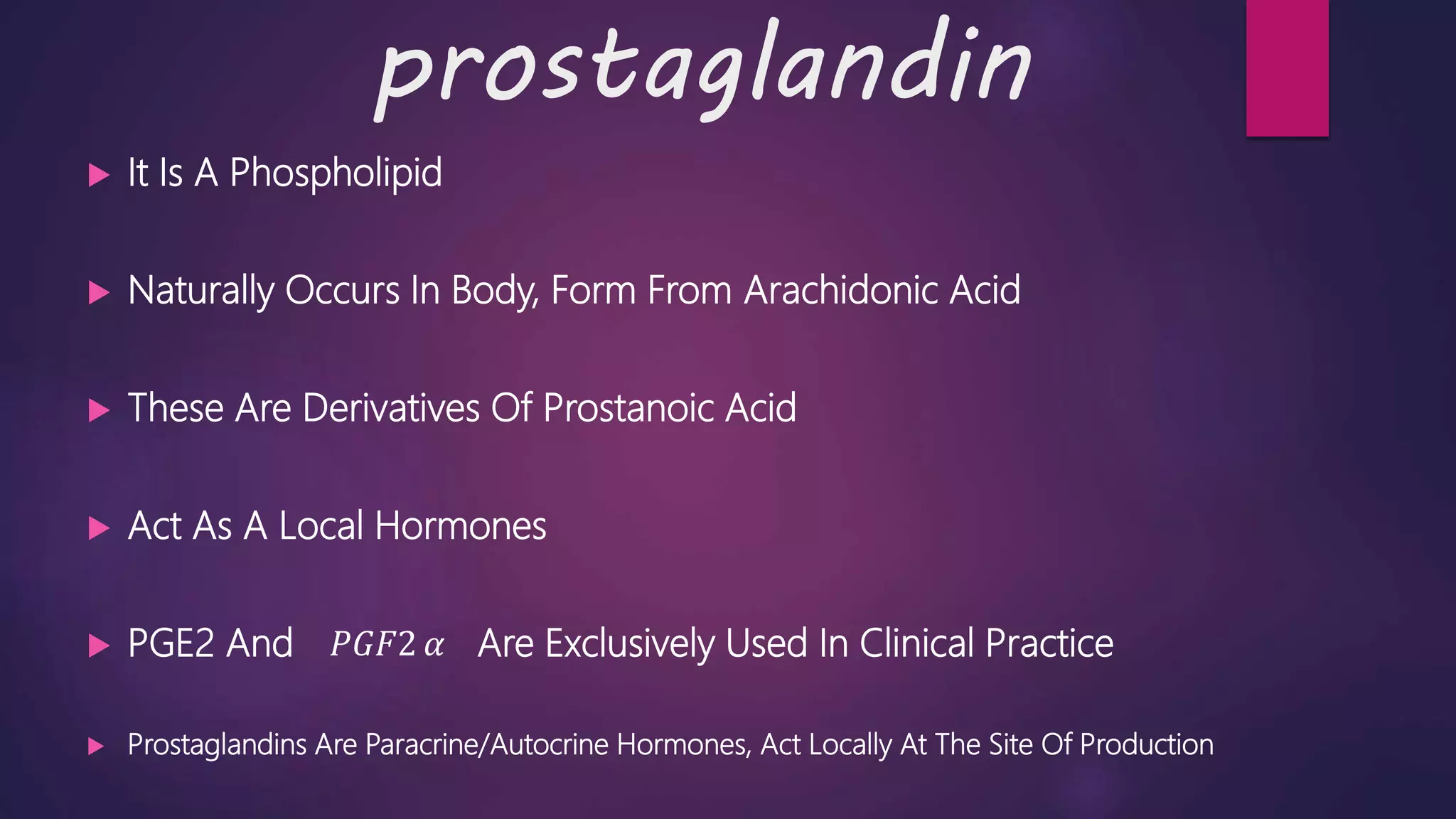 Pharmacotherapeutics in obstetrics | PPTX
