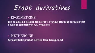 Pharmacotherapeutics in obstetrics | PPTX