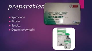 Pharmacotherapeutics in obstetrics | PPTX