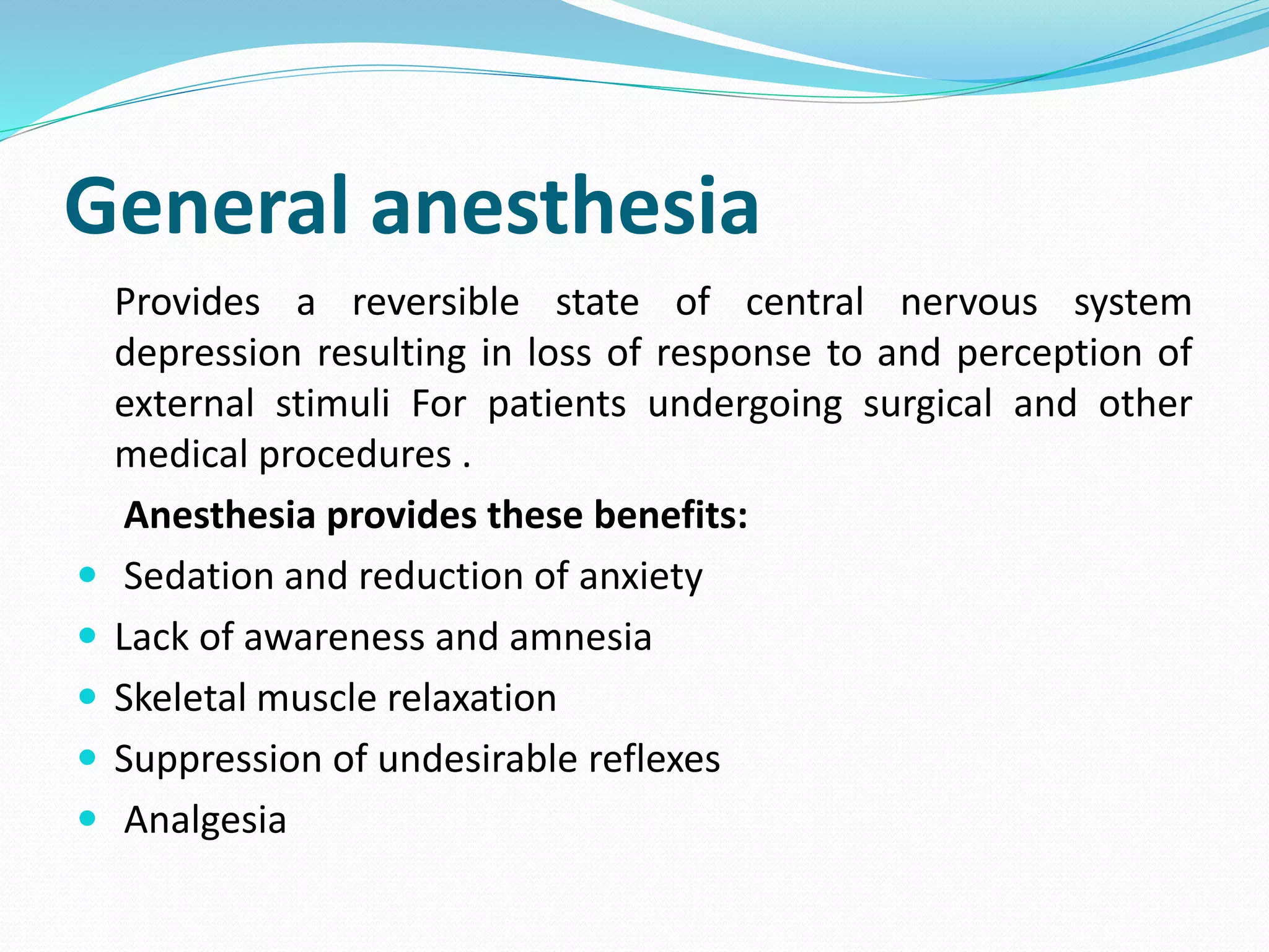 Pharmacotherapeutics of anesthesia ppt | PPTX