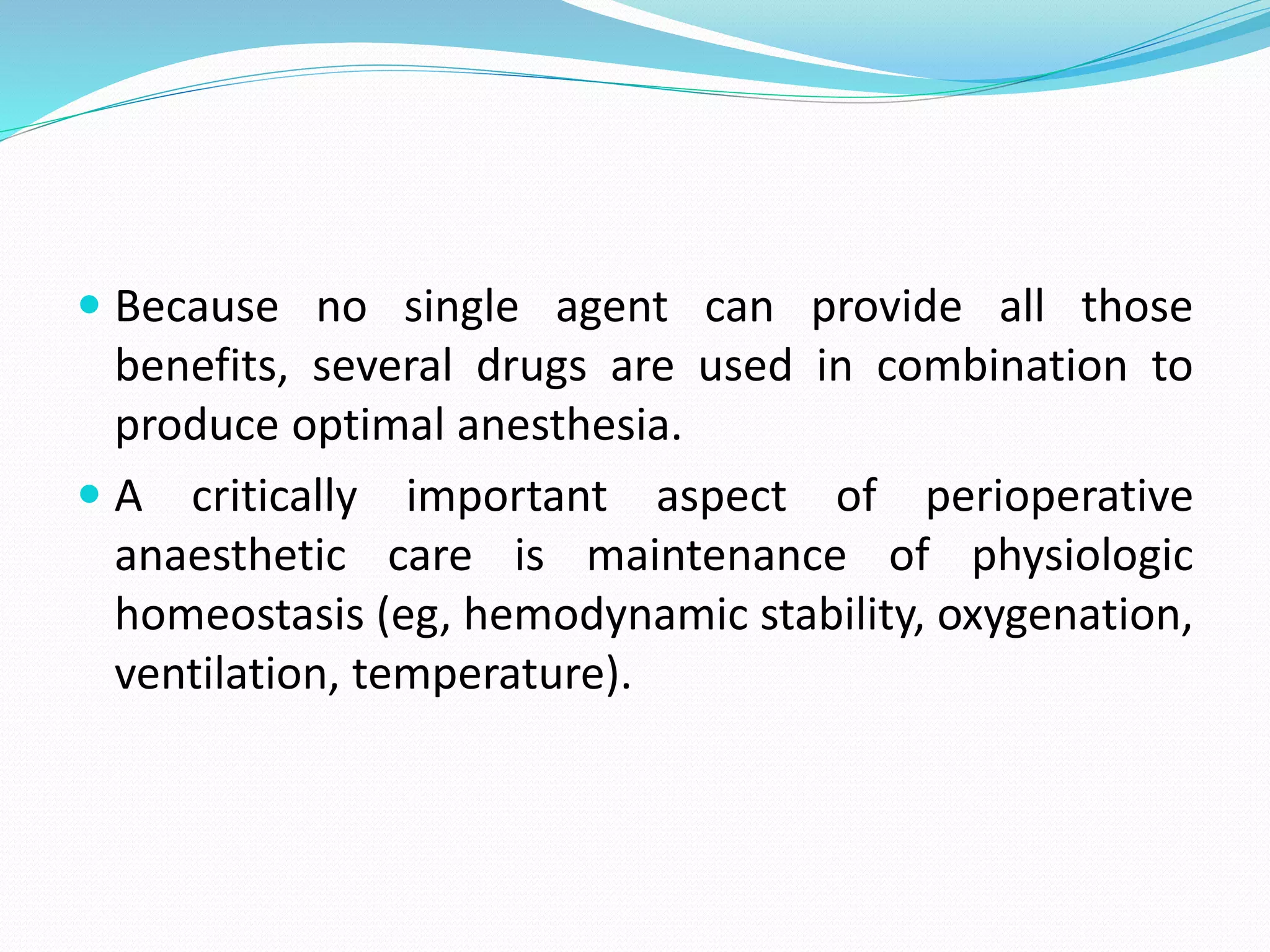 Pharmacotherapeutics of anesthesia ppt | PPTX