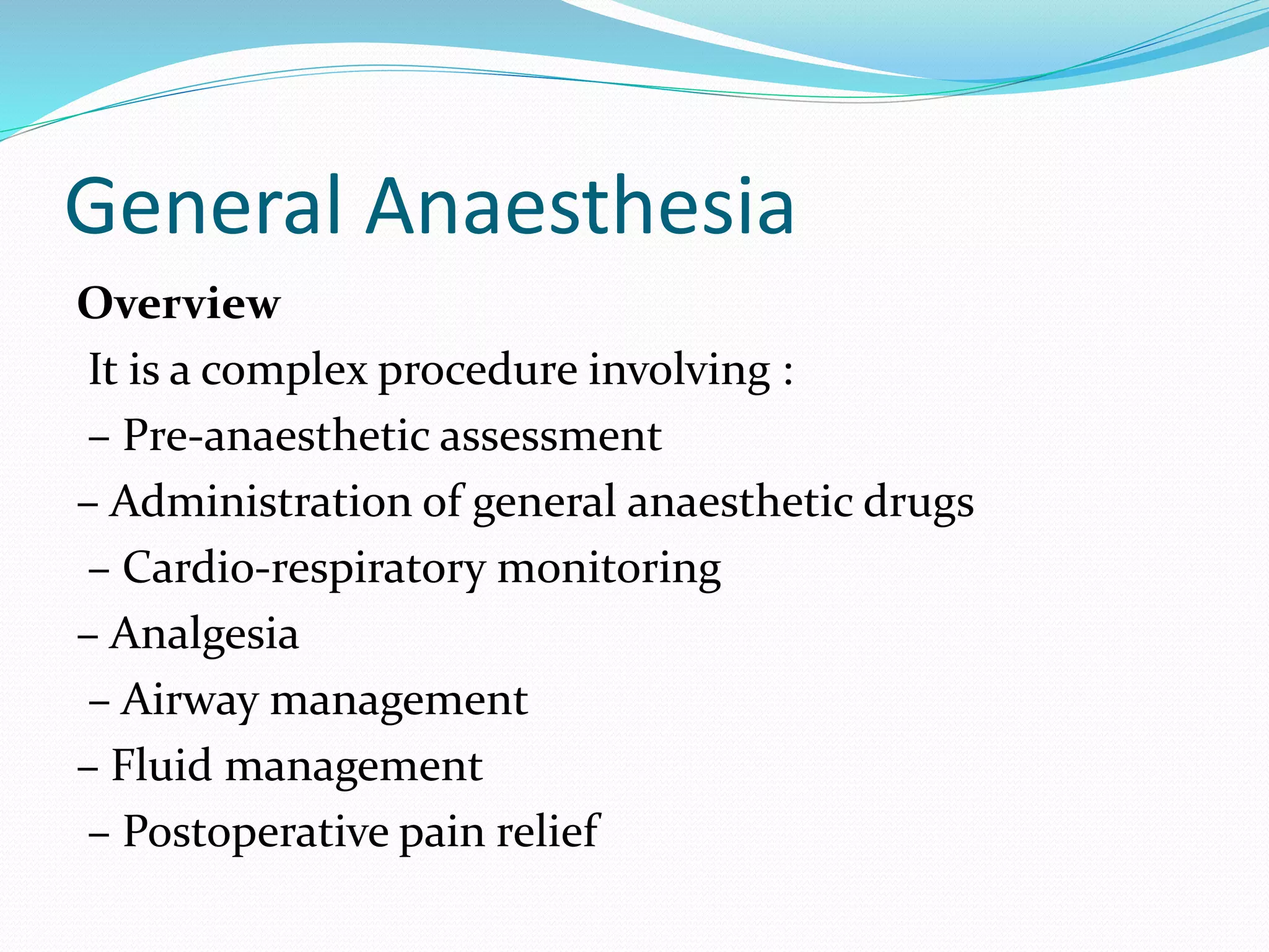 Pharmacotherapeutics of anesthesia ppt | PPTX