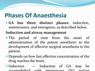 Pharmacotherapeutics of anesthesia ppt | PPTX