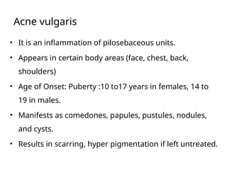 Pharmacotherapy o f Acne Vulgaris.pptx