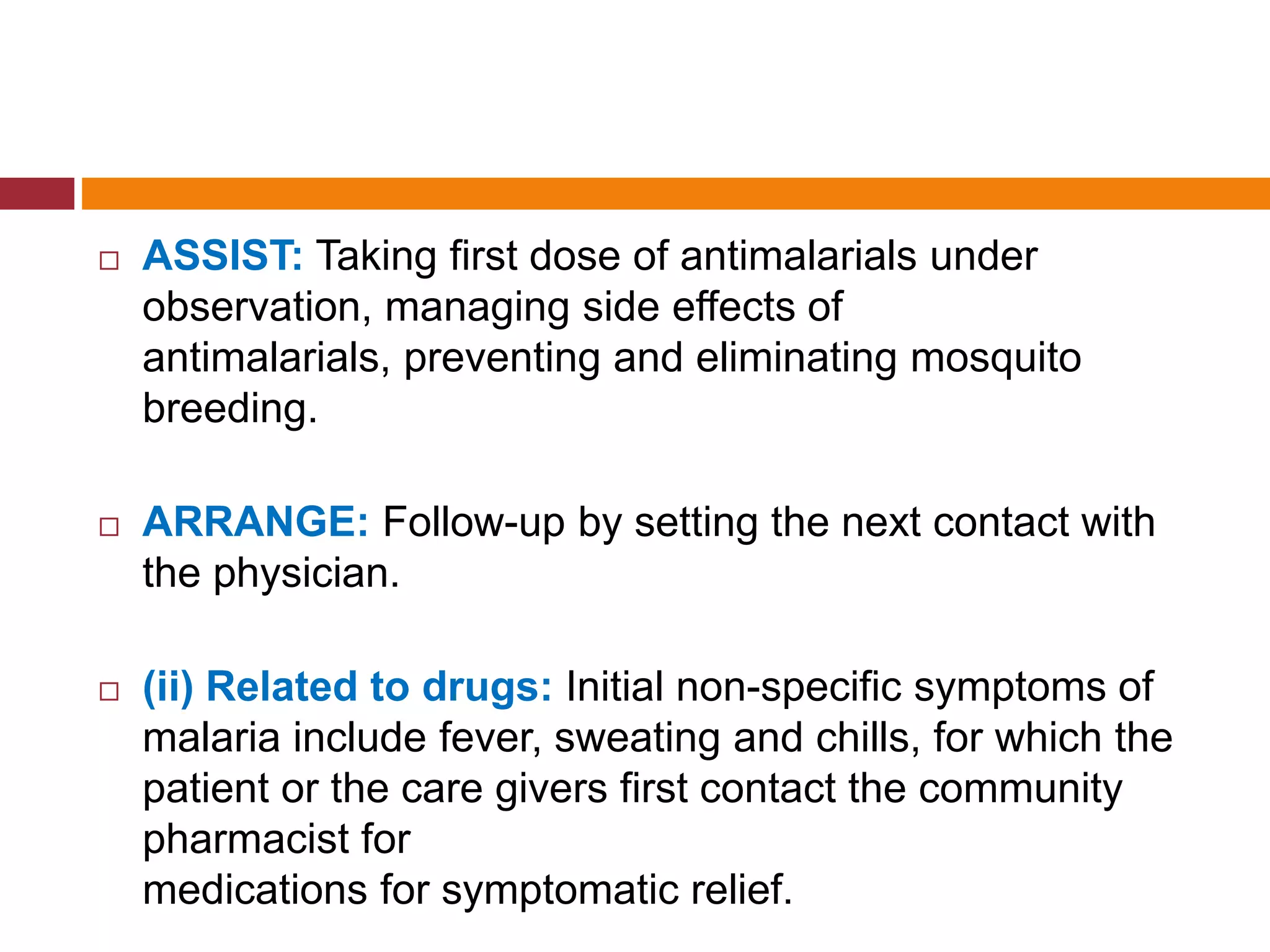 Pharmacotherapy of anti malarial drugs slide share | PPTX
