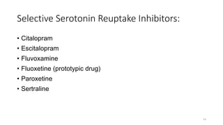 Pharmacotherapy of anxiety disorder | PPTX