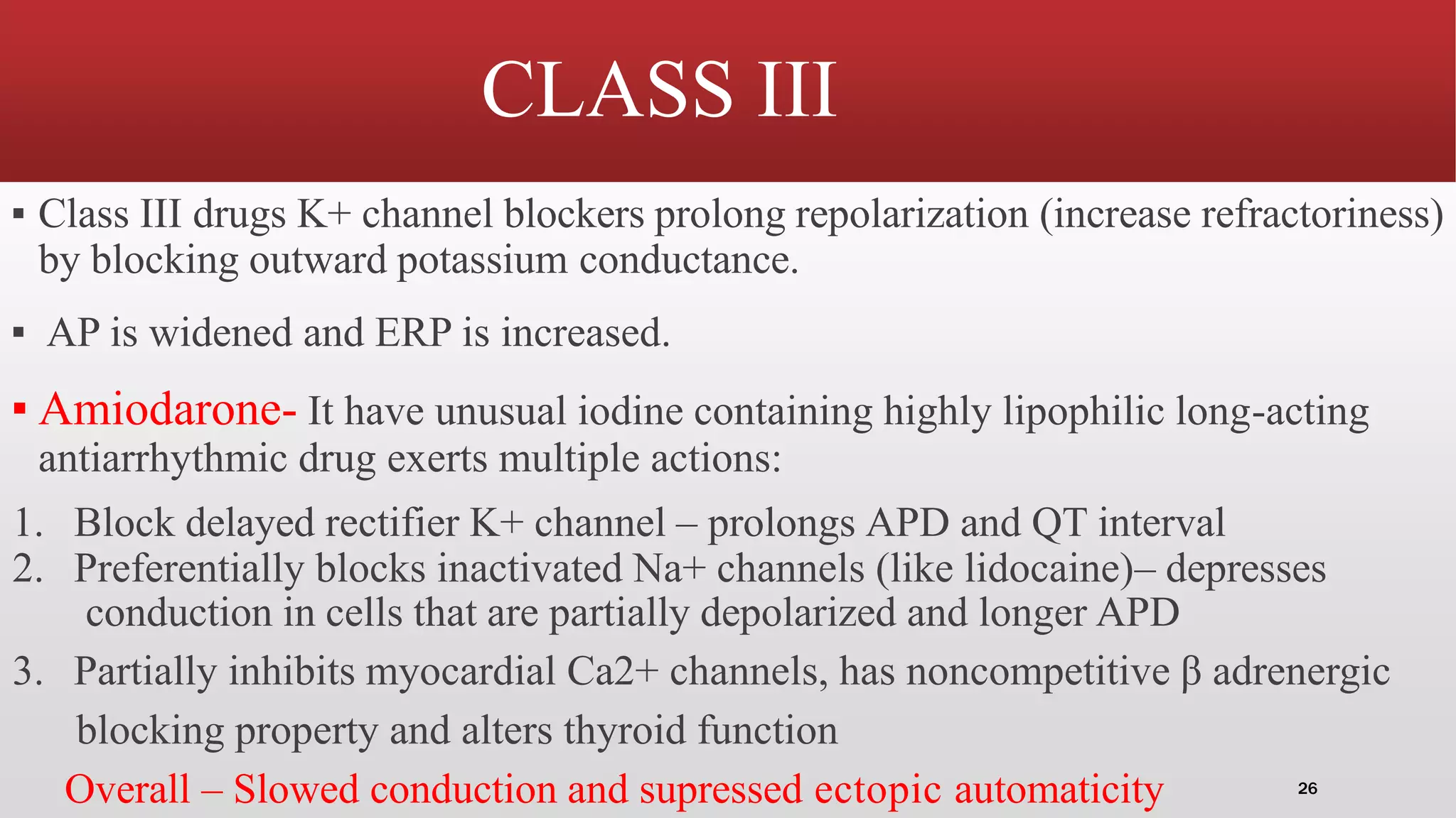 Pharmacotherapy of arrythmia | PPTX