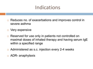 Pharmacotherapy of asthma | PPTX