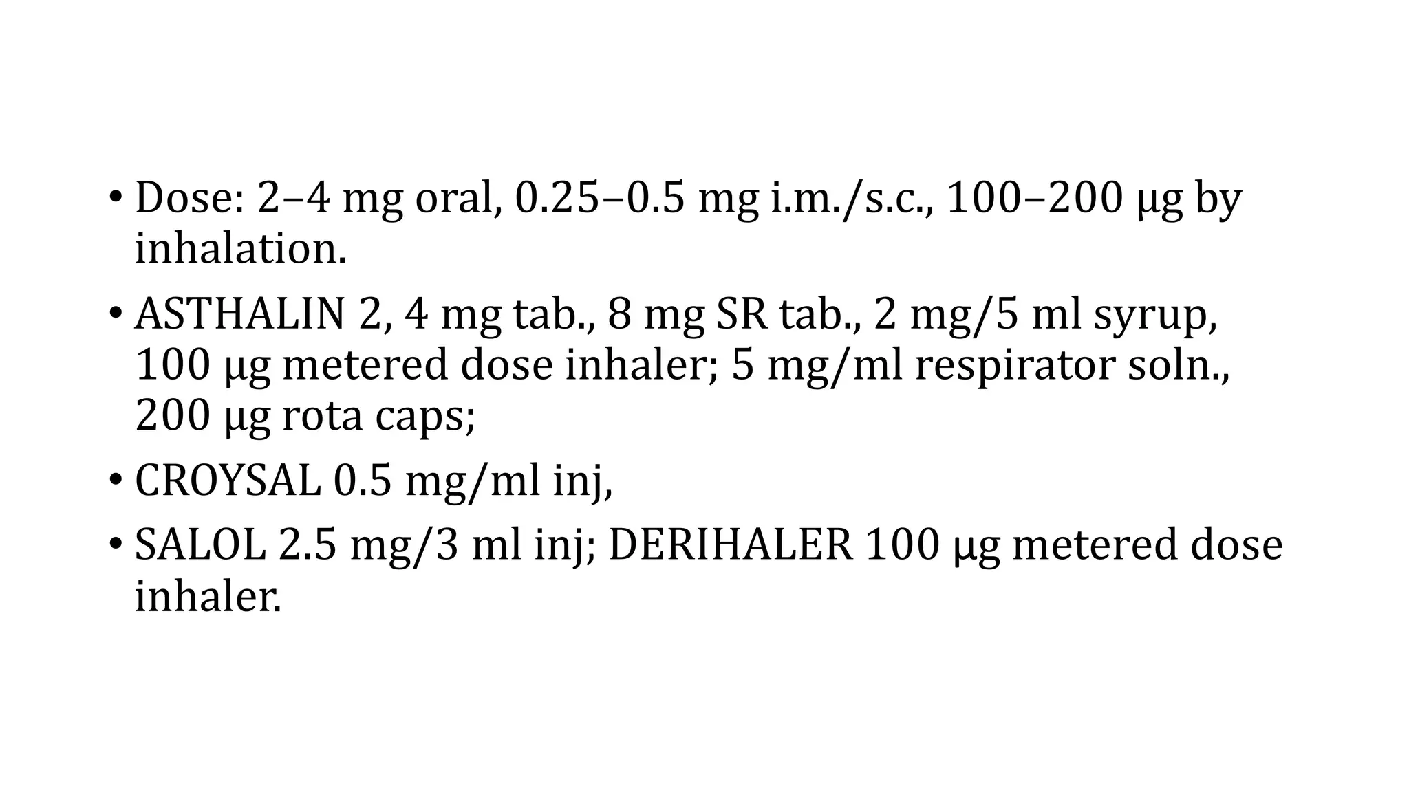 Pharmacotherapy of asthma and copd | PPTX