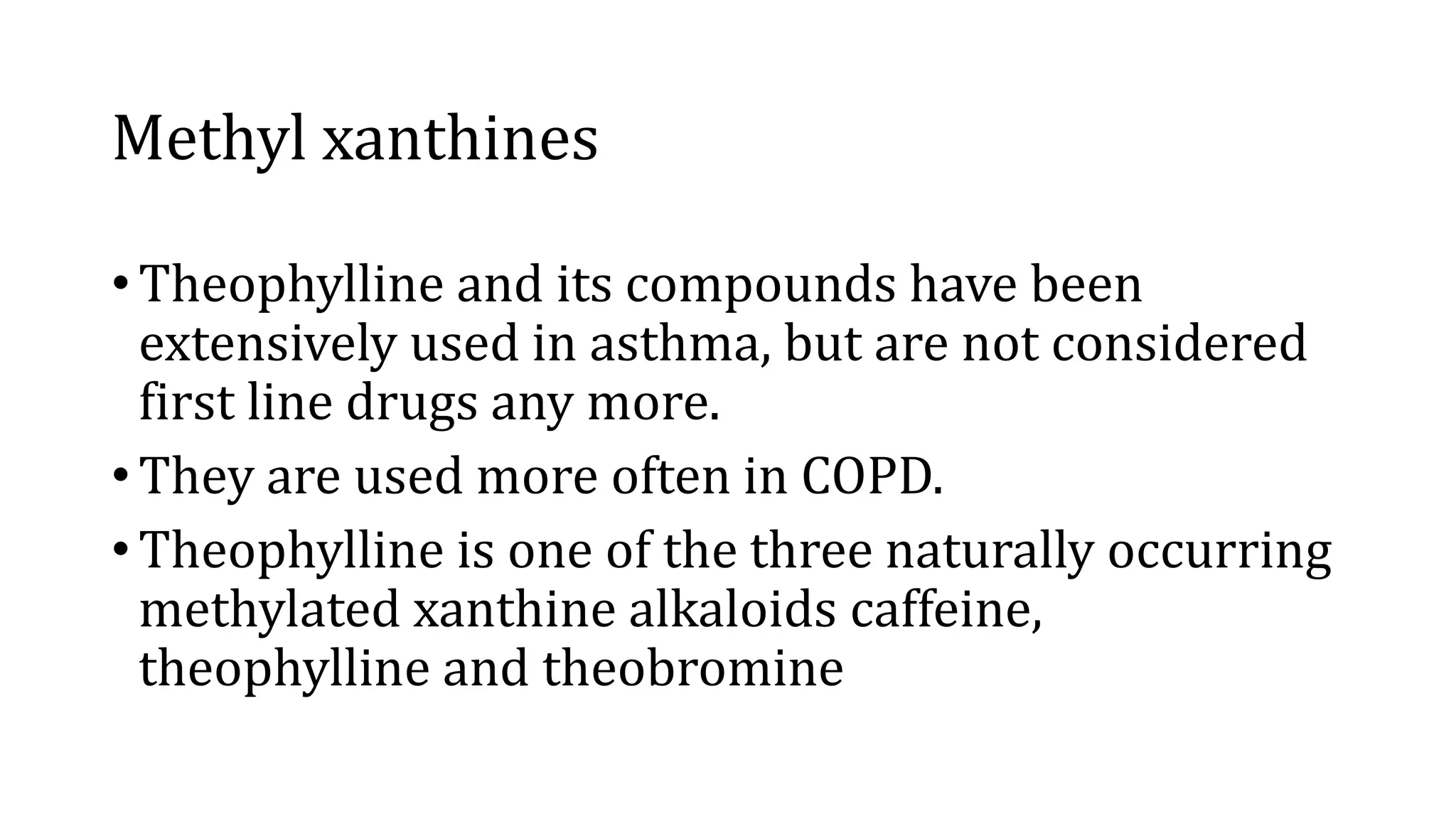 Pharmacotherapy of asthma and copd | PPTX