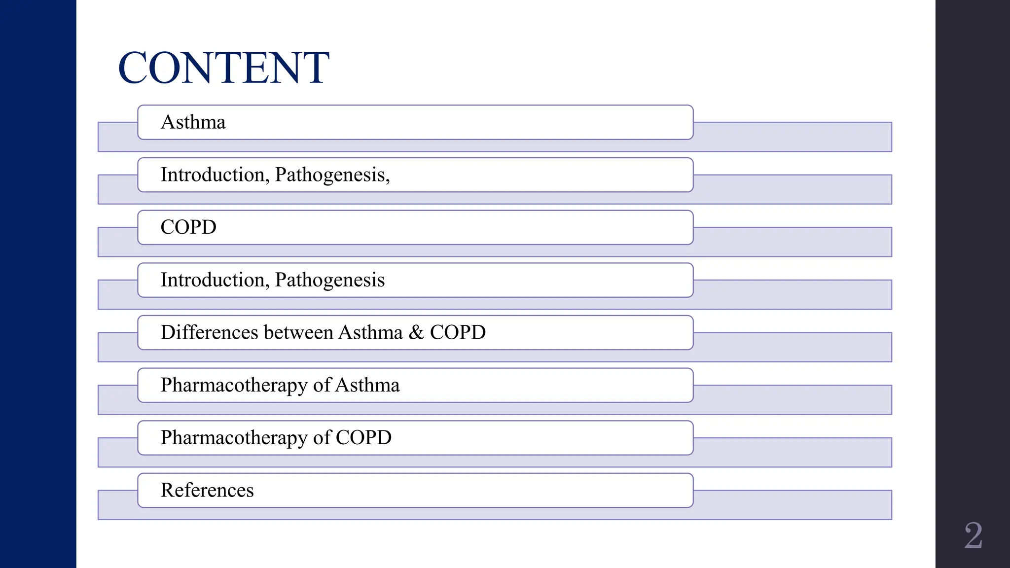 Pharmacotherapy of Asthma and Chronic Obstructive Pulmonary Disease (COPD) | PPTX