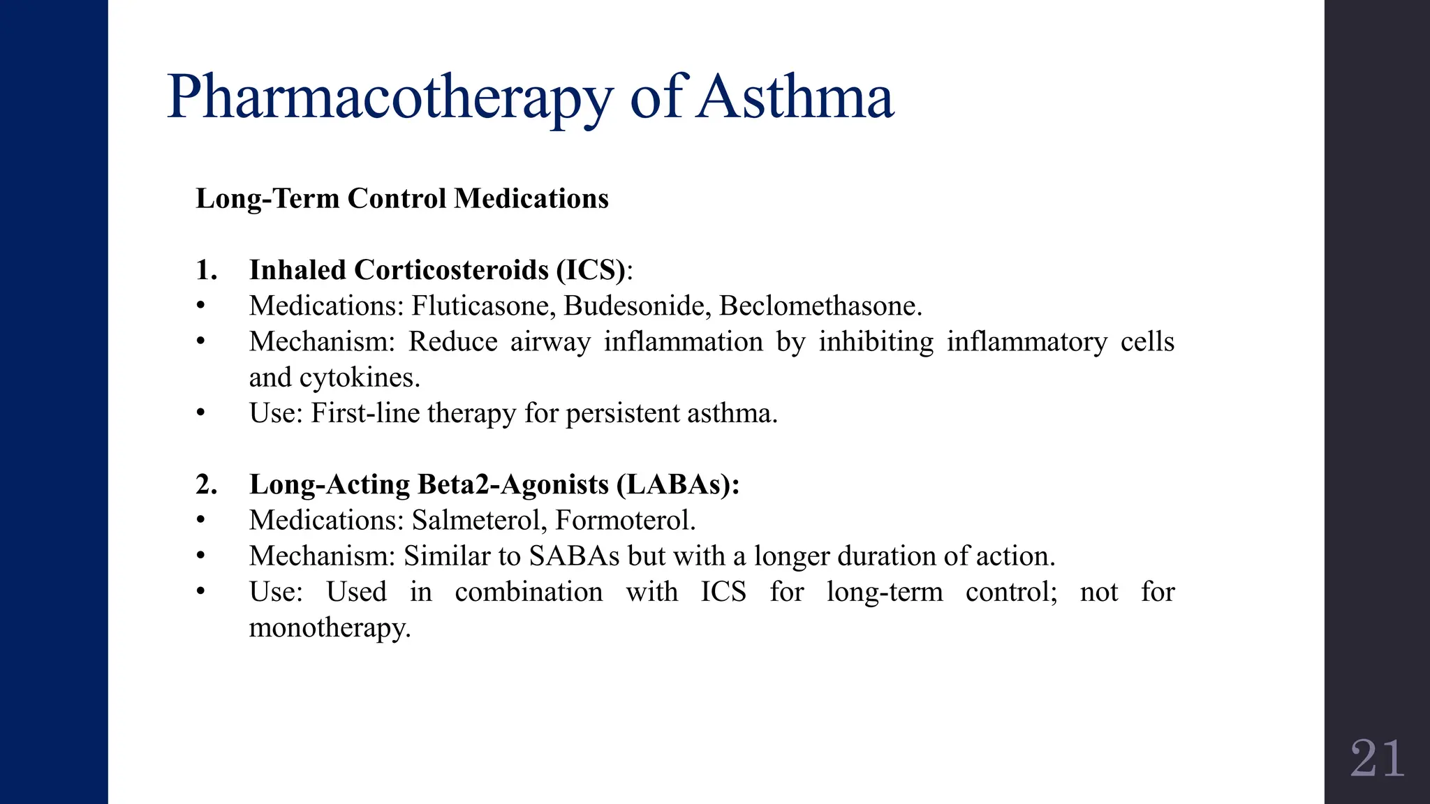 Pharmacotherapy of Asthma and Chronic Obstructive Pulmonary Disease (COPD) | PPTX